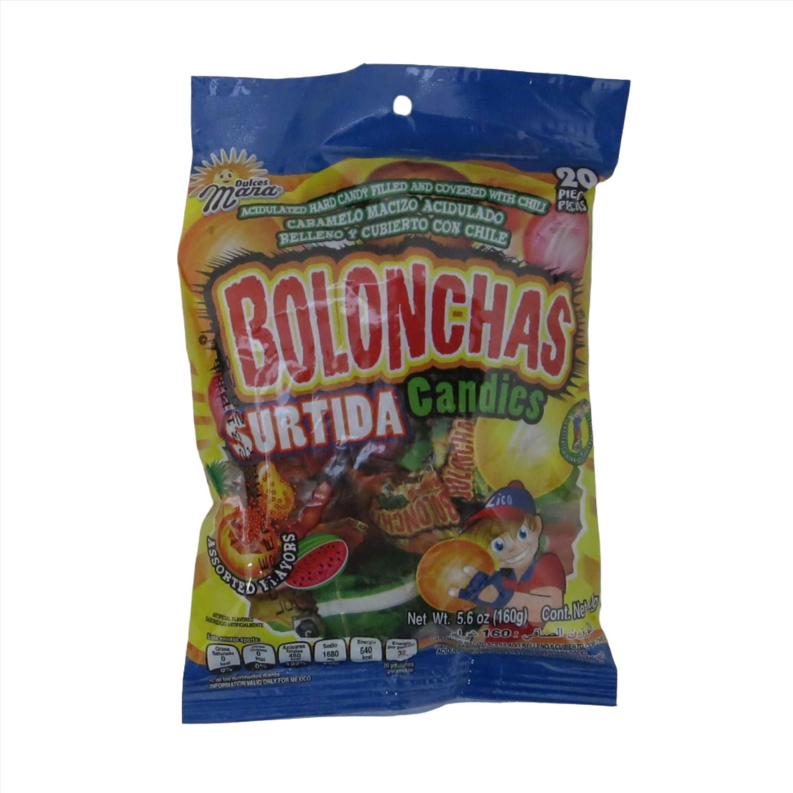 Dulces Mara Bolonchas Surtida 160g